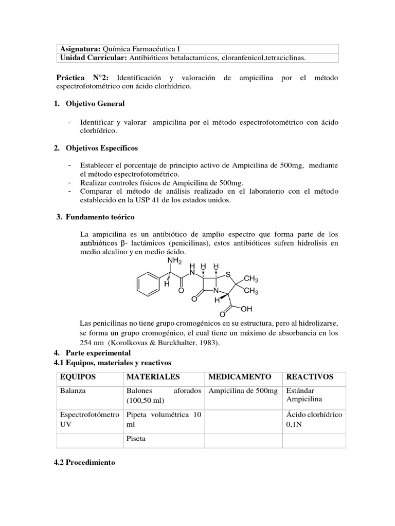 Practica II QF 1 | PDF