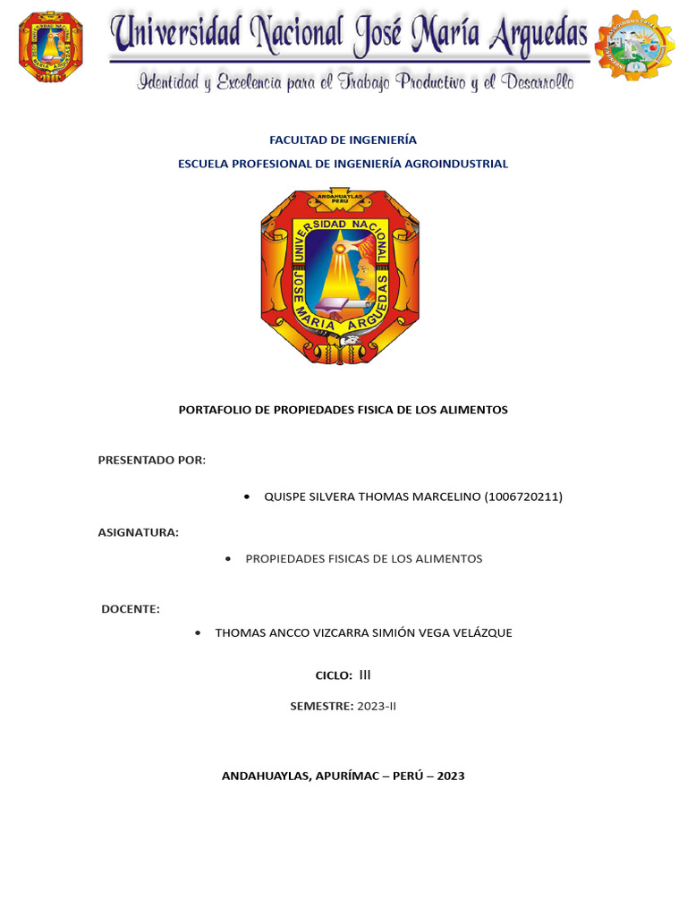 Quispe Silvera Thomas Marcelino Informe | PDF | Conductividad térmica ...