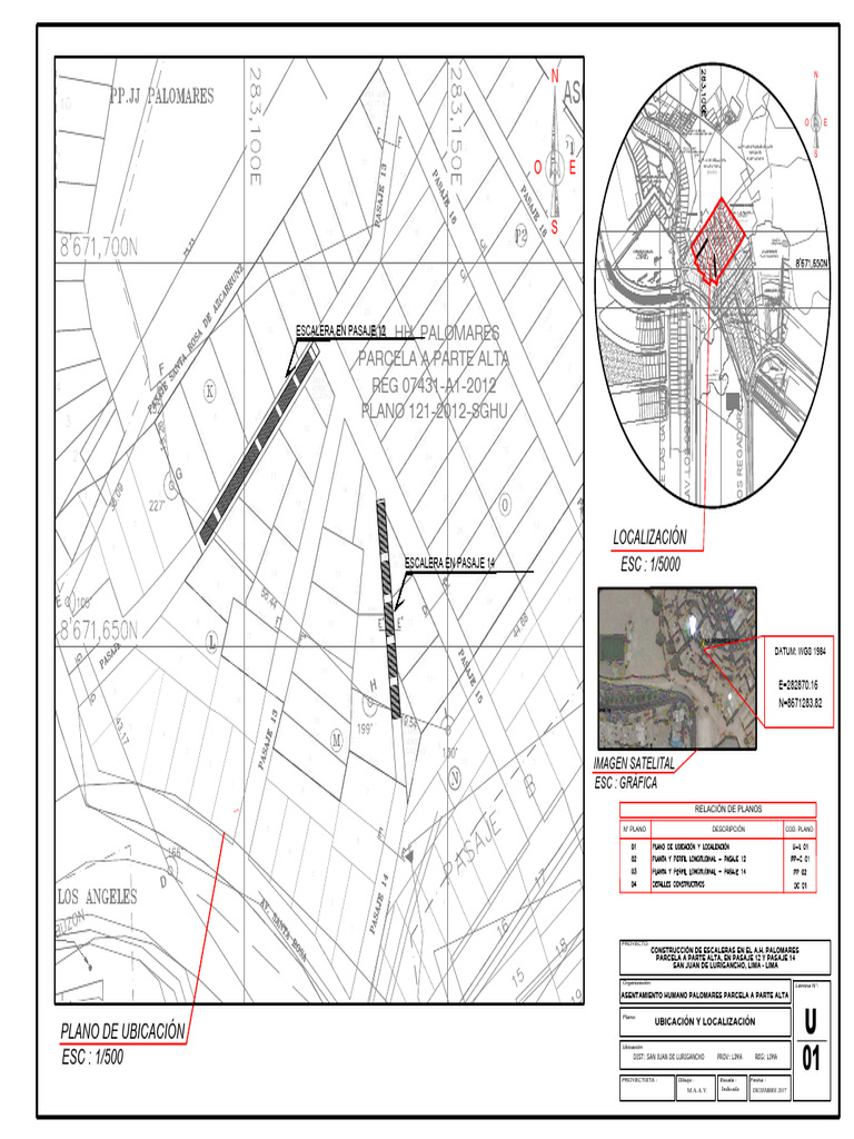 Palomares Parcel Map Plan 2012 | PDF