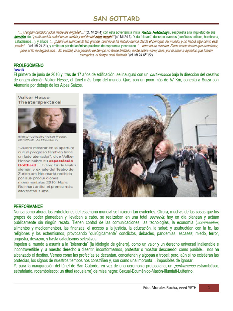 SAN GOTARDO - Parte 2 | PDF