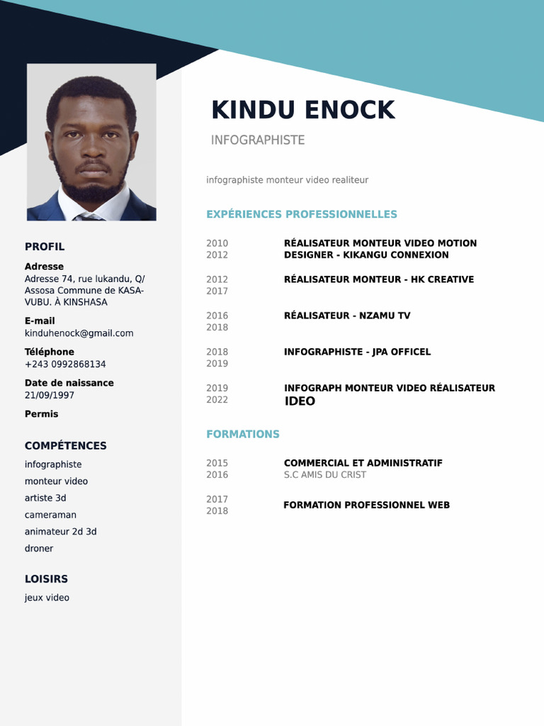 CURRICULUM VITAE (CV) Copie | PDF