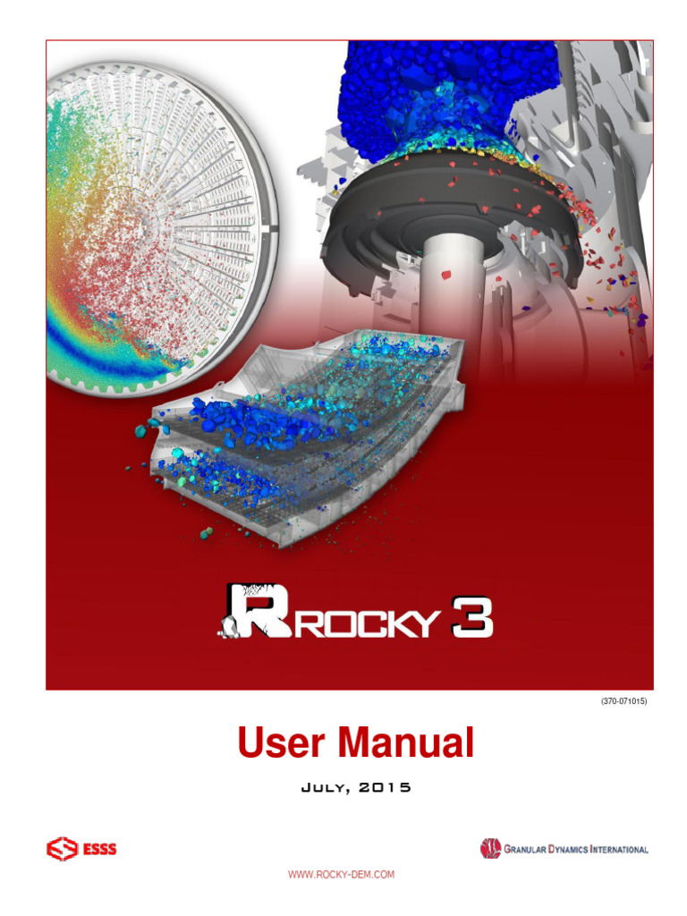 Руководство Rocky 3 DEM | PDF | Window (Computing) | Menu (Computing)