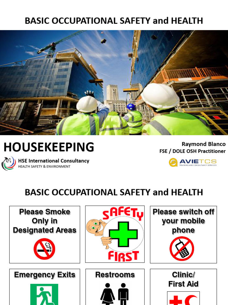 Housekeeping Bosh | PDF | Housekeeping | Occupational Safety And Health