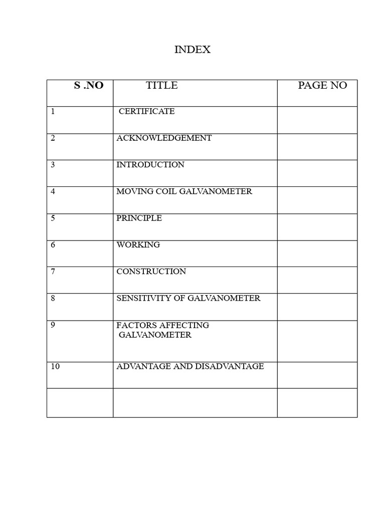 Introduction To Galvanometer | PDF | Teaching Methods & Materials