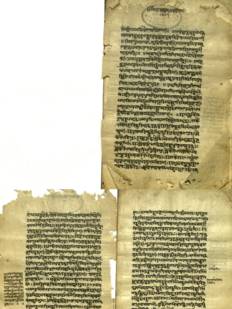 1609 - Spanda Nirnaya - Kshemaraj - SharadaManuscript | PDF