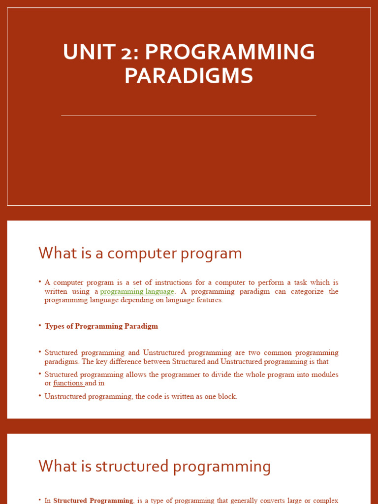 Unit 2 | PDF | Class (Computer Programming) | Object Oriented Programming
