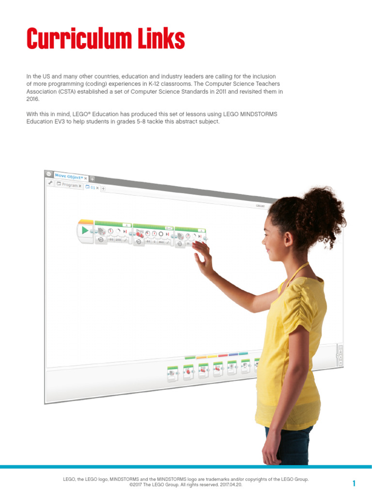 Ev3 Coding Curriculum Pdf Computer Program Programming 2860