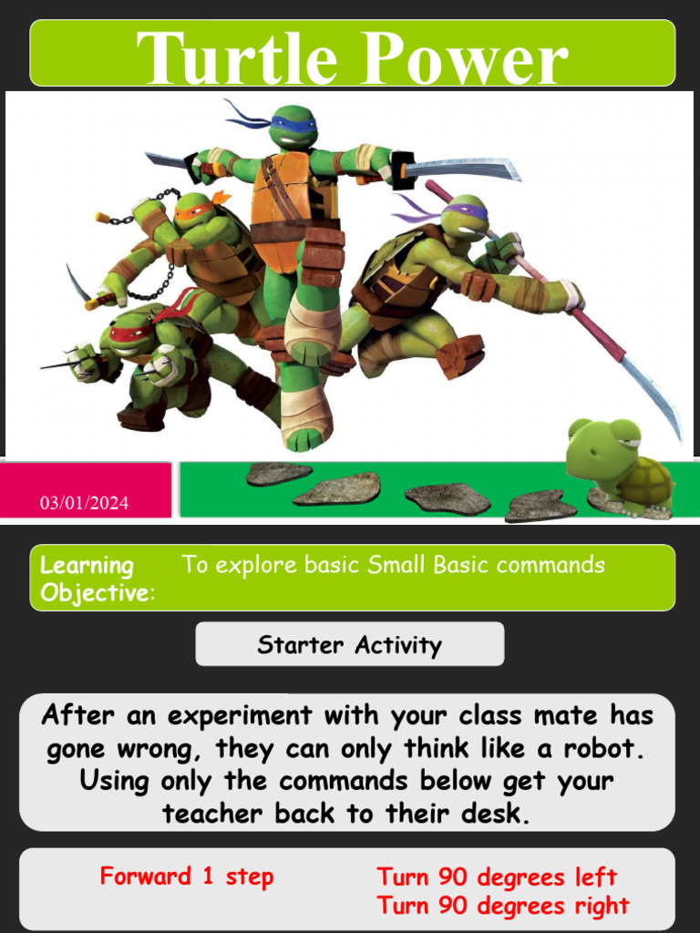 Small Basic Turtle | PDF | Learning | Computing