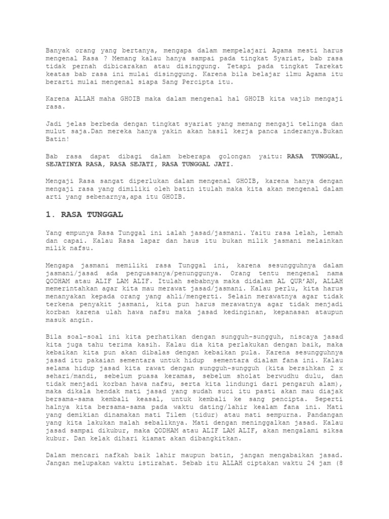 Ngaji Rasa | PDF | Pengembangan Diri | Agama & Spiritualitas