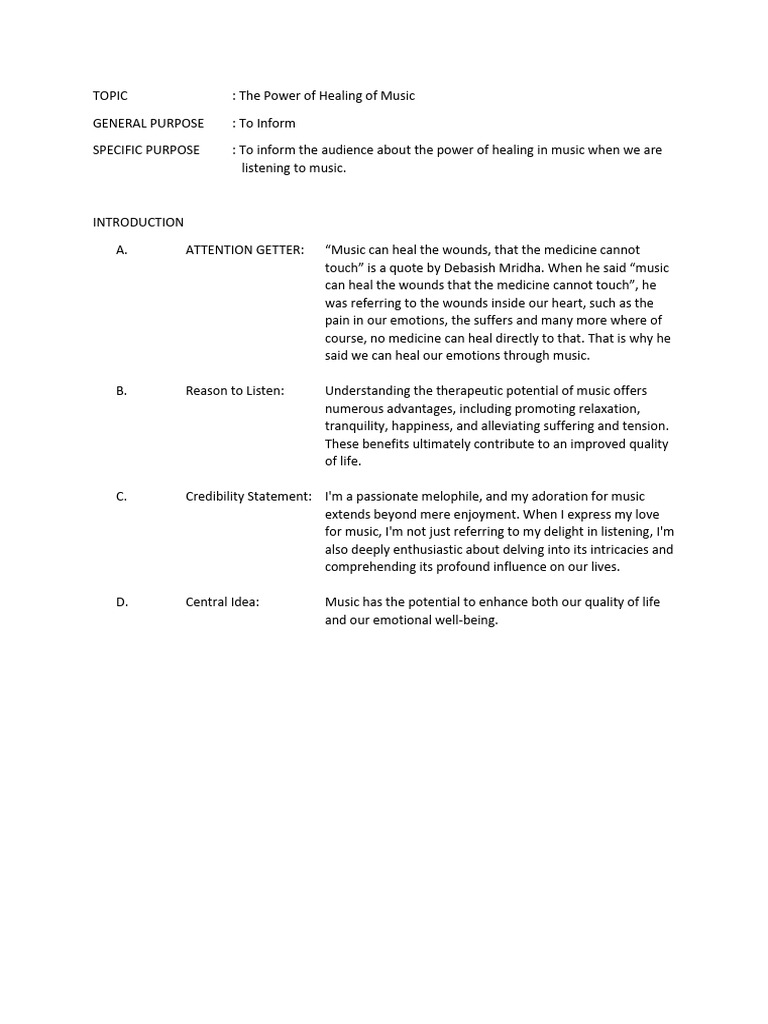 Speech Outlines - ADAM SAFWAN YASRI | PDF | Science & Mathematics