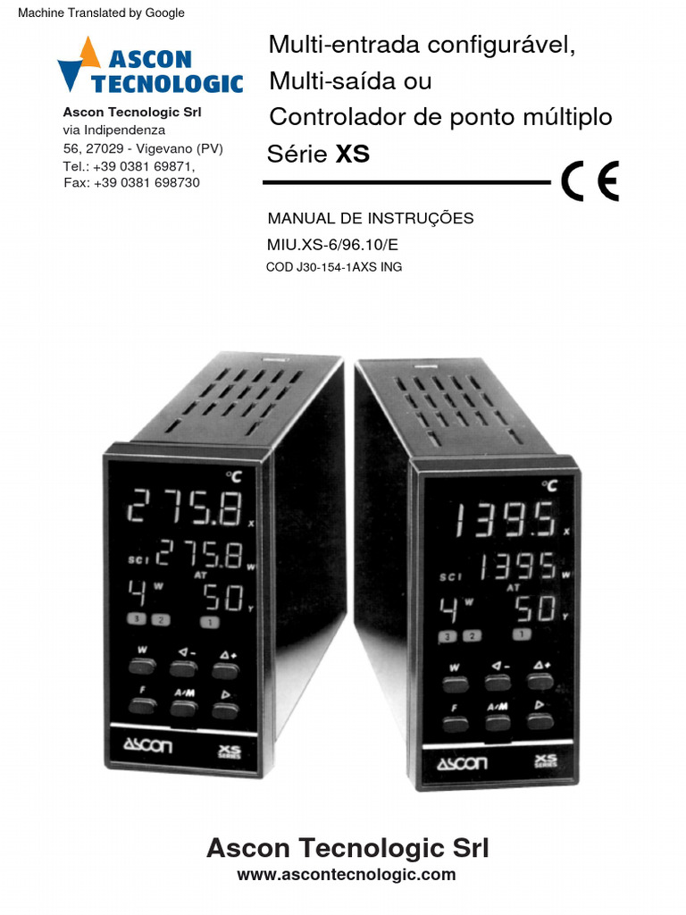 Ascon Xs en Manual | PDF