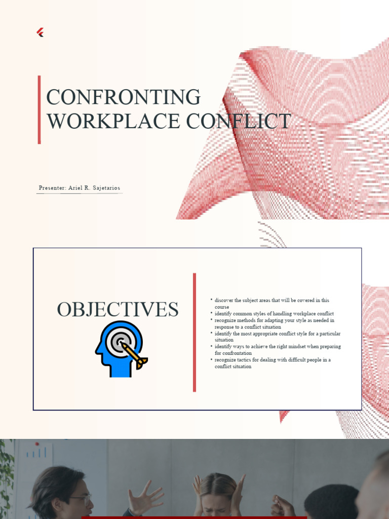 Confronting Workplace Conflict | PDF | Negotiation | Human Communication
