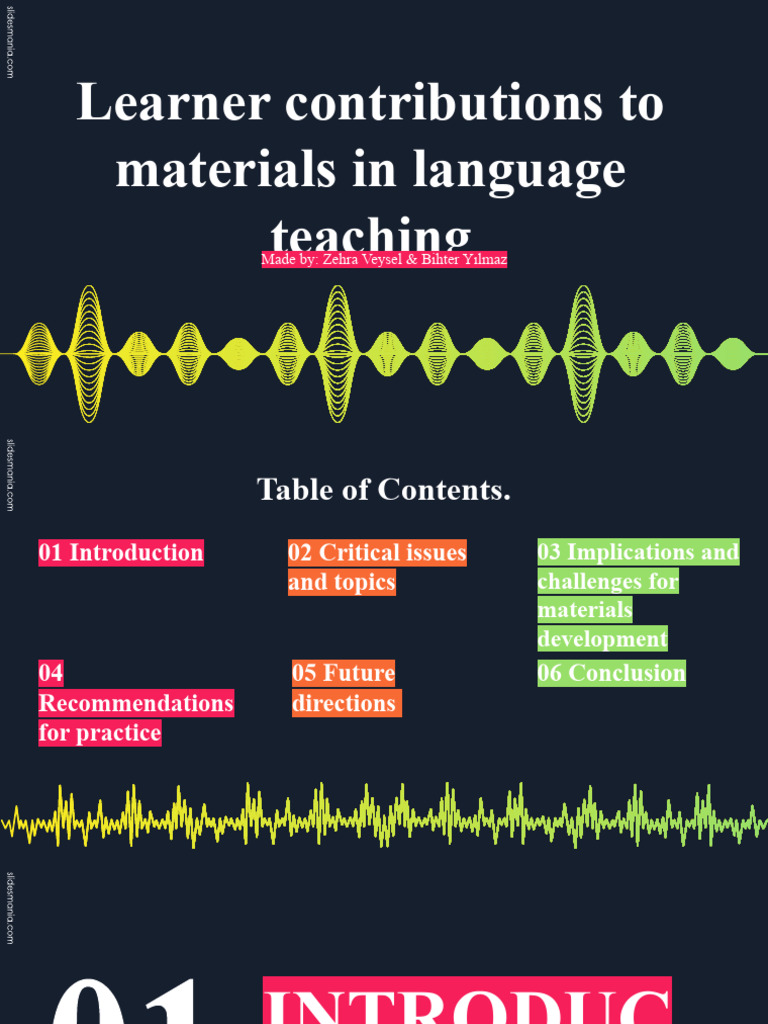 Learner Contributions in Language Materials | PDF | Learning | Teachers