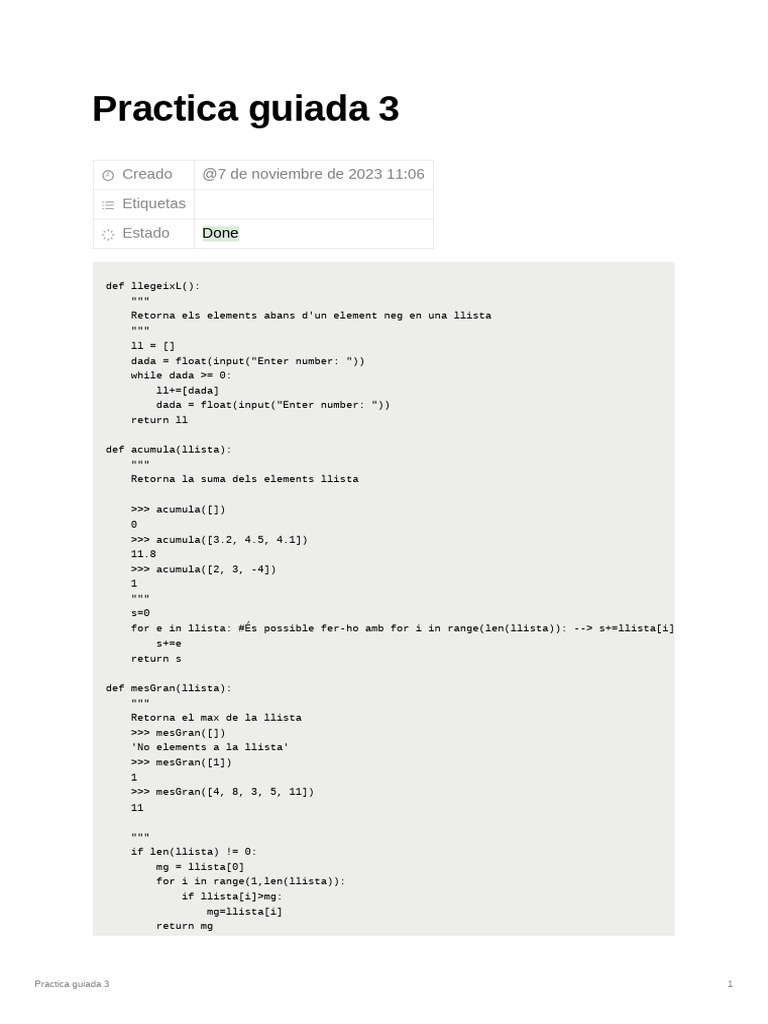 Practica Guiada 1 | PDF