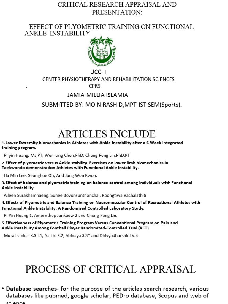 Wa0001. | PDF | Balance (Ability) | Randomized Controlled Trial