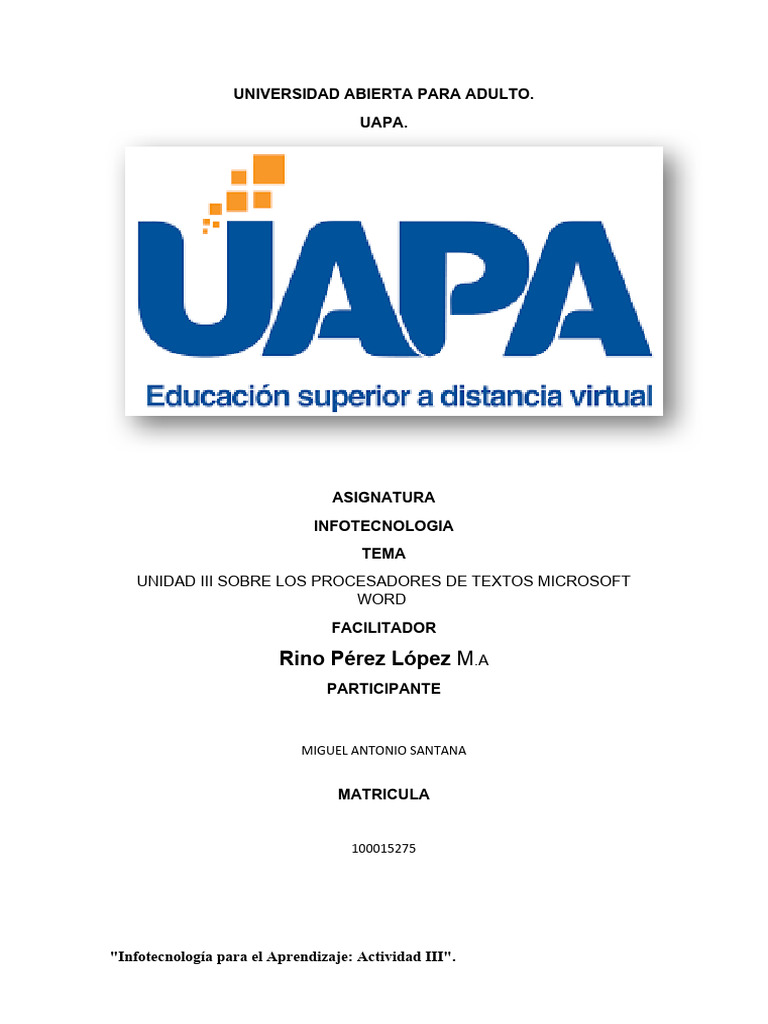 Tarea 3 de Infotecnologia | PDF | Microsoft PowerPoint | Procesador de textos