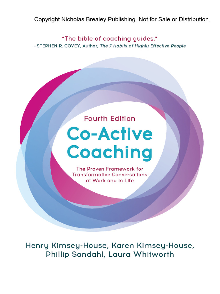Co-Active Coaching Book Free Sampler | PDF | Leadership | Publishing