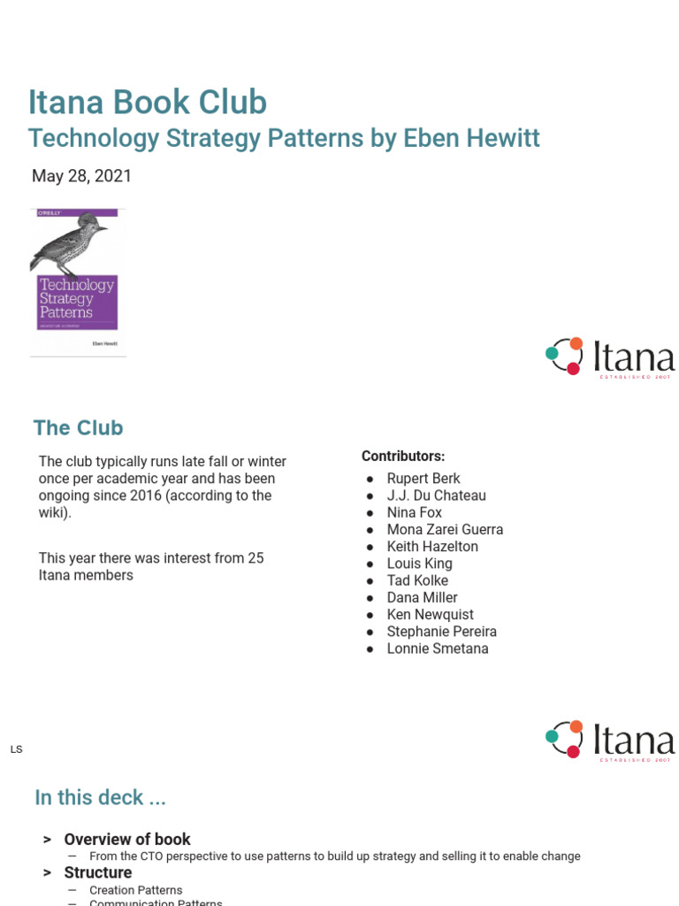 Itana Book Club - Report Out Notes | PDF | Art