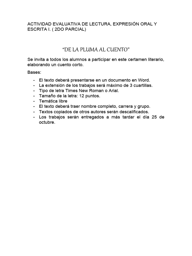 Actividad Evaluativa de Lectura II Cetis | PDF