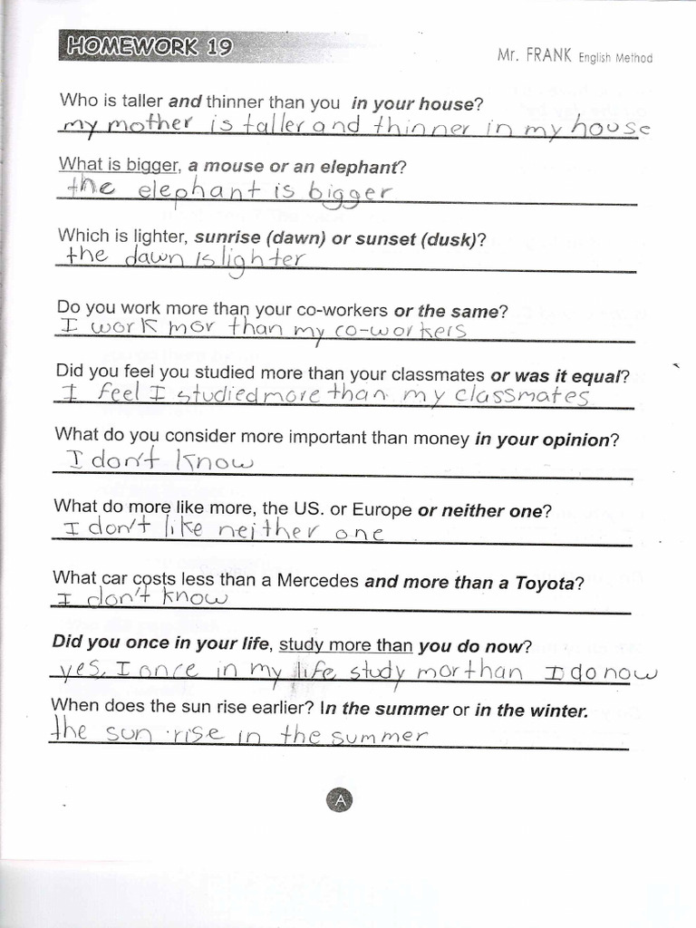 Homework 19 | PDF