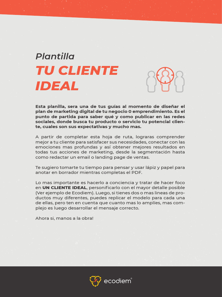 Cliente Ideal 2021 | PDF | Crecimiento personal y profesional | Negocios