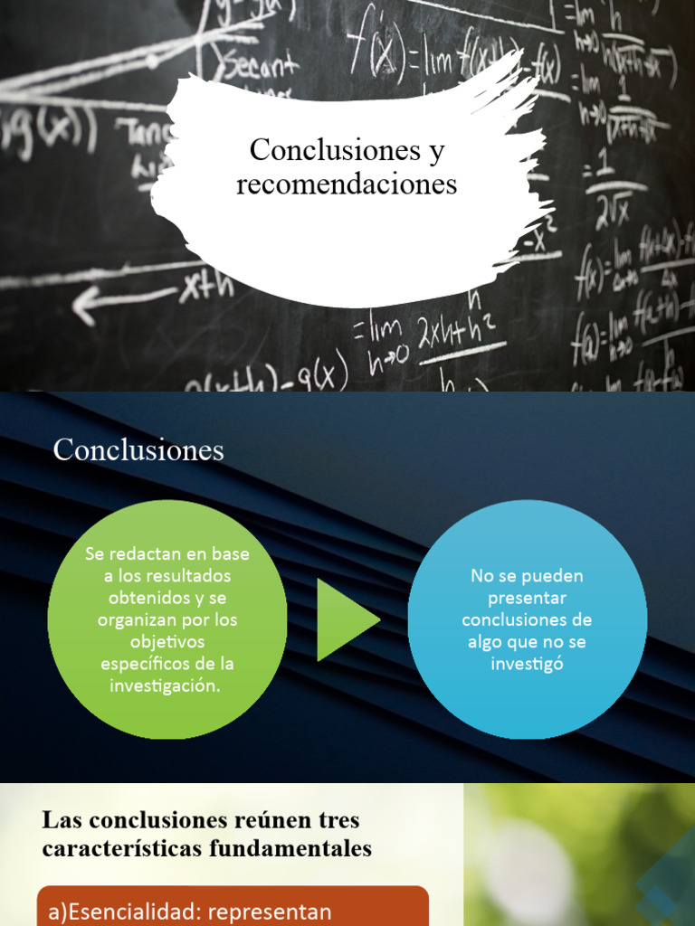 Conclusiones y Recomendaciones | PDF