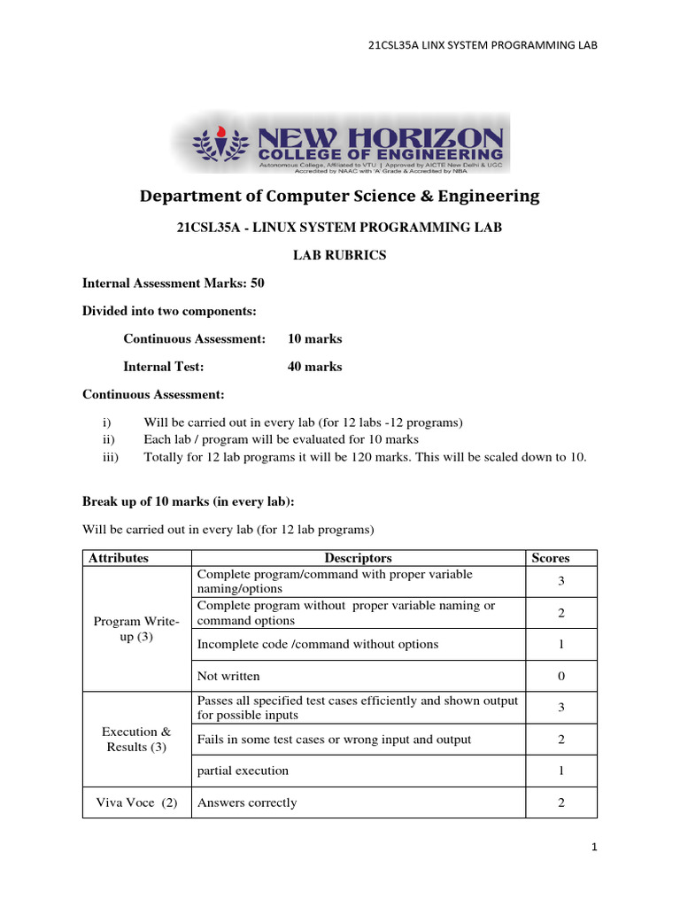 LSP Lab Manual 21CSL35A - Students | PDF | Computer File | Pointer (Computer Programming)