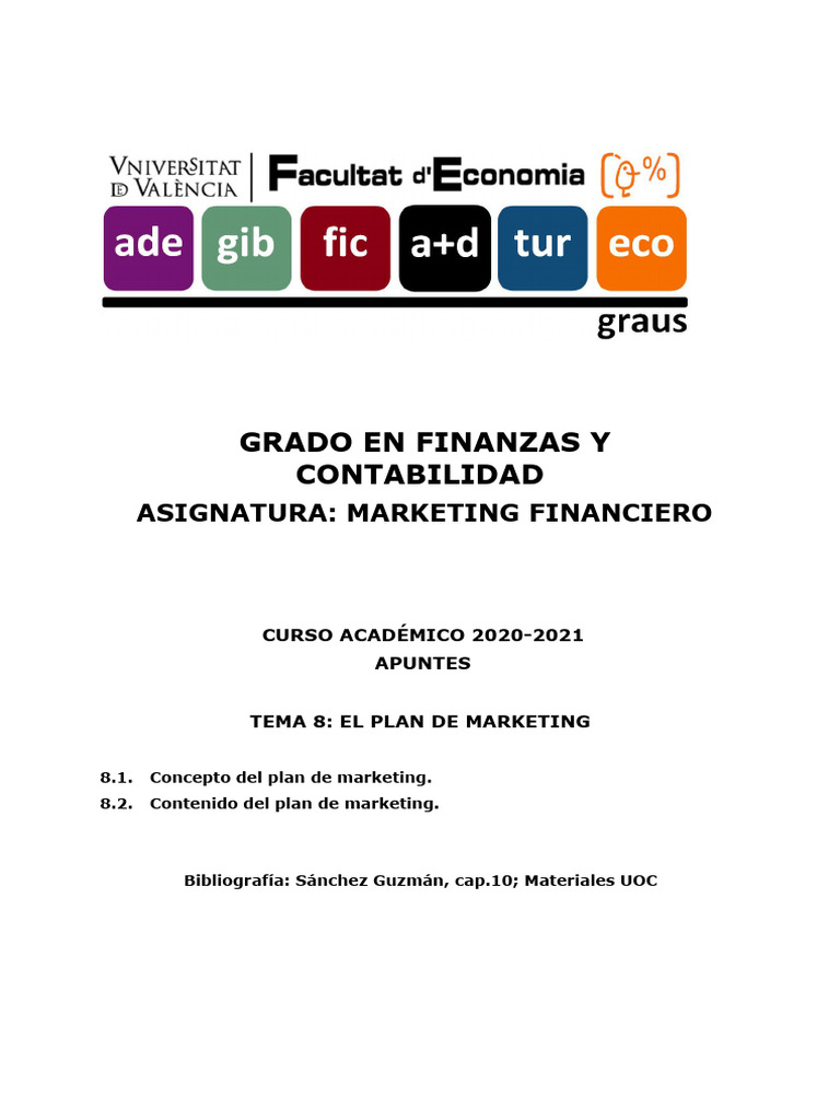 ApuntesT8 MKFR 2020 21 | Descargar gratis PDF | Marketing | Business
