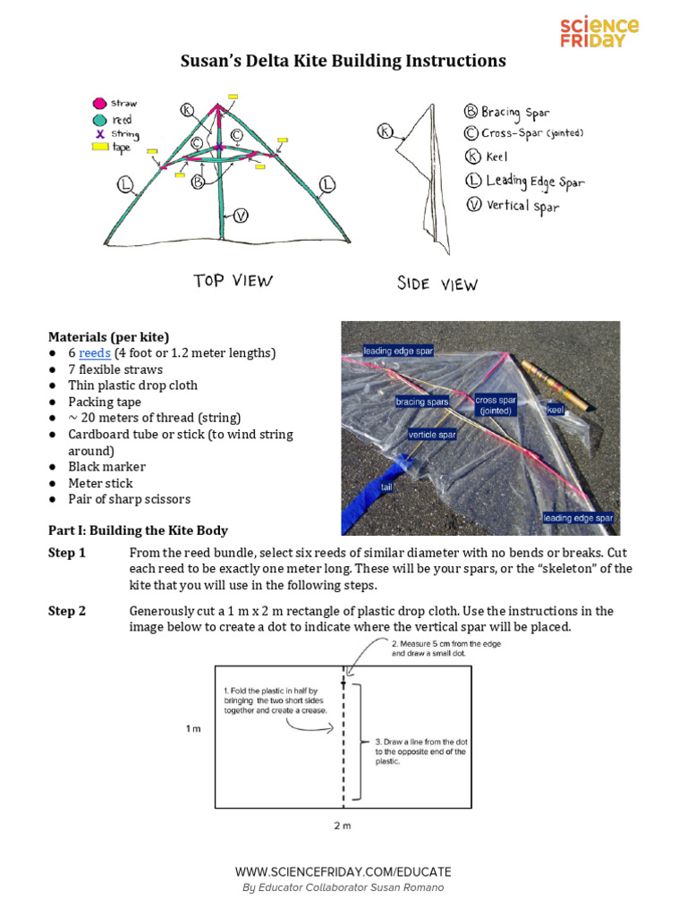 Delta Kite Building Instructions | PDF
