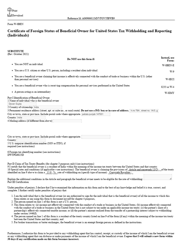 Tax-Interview Landing | PDF | Tax Treaty | Irs Tax Forms