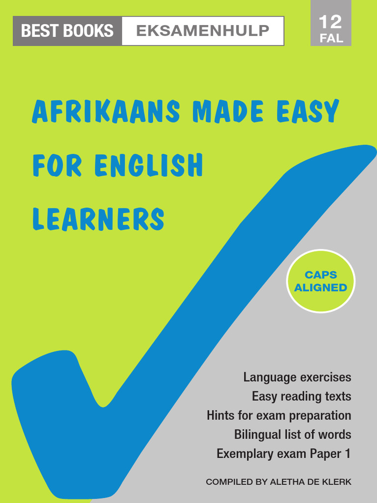 Grade 12 Afrikaans FAL Extracts | PDF | Verb | Grammatical Tense