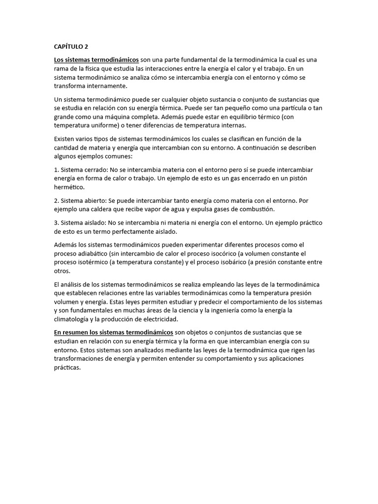 Conceptos Fundamentales de Termodinámica | PDF | Termodinámica | Temperatura