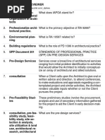 SPP Documents Summary | PDF | Architect | Business