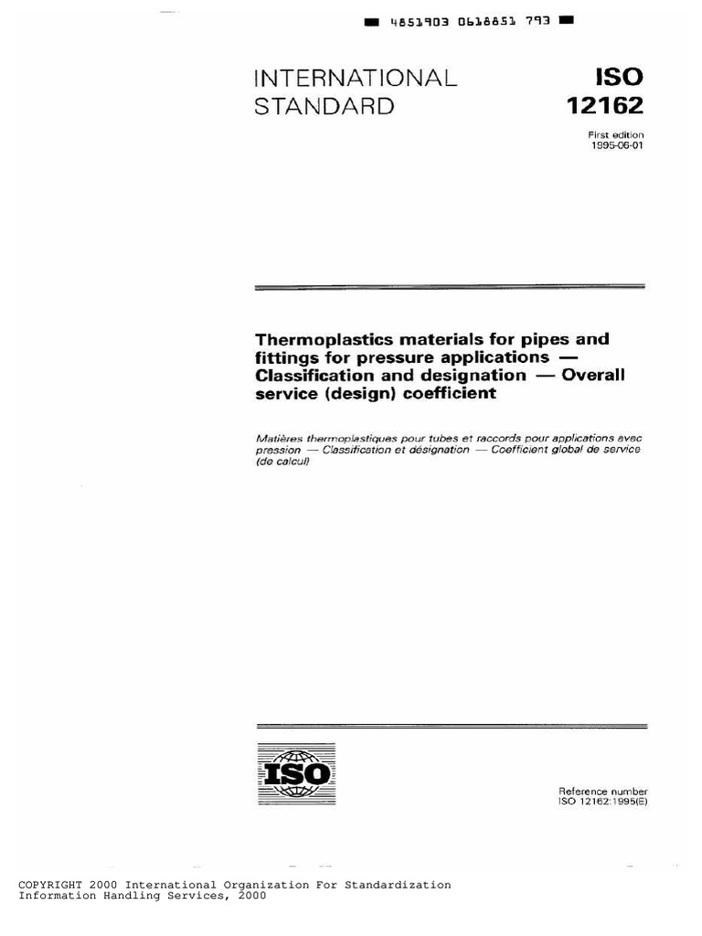 Iso 12162 1995 | PDF