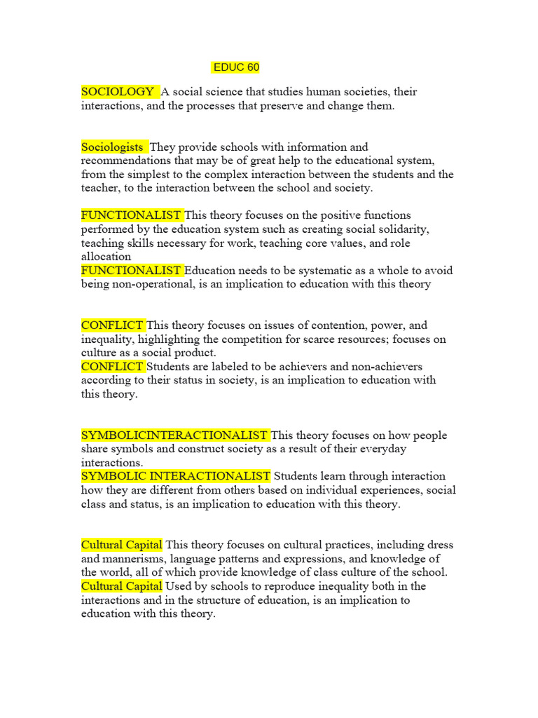 Educ60 Reviewer | PDF | Motivational | Motivation