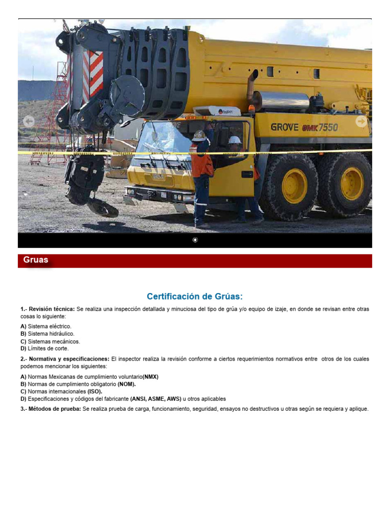 Presentacion Gruas Pemsa | PDF