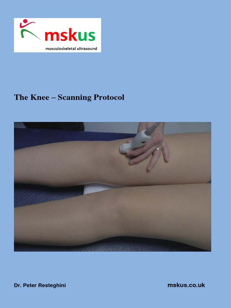 Knee Scanning Protocol 1702501231 | PDF