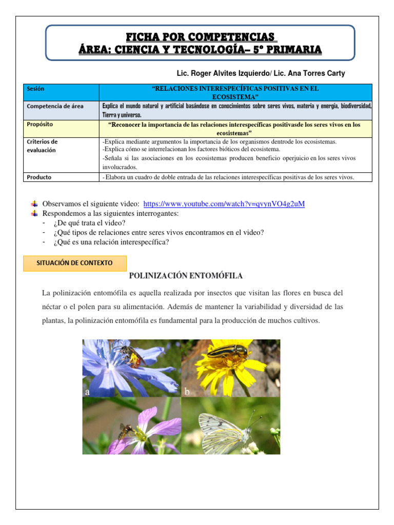 Relaciones Interespecificas | PDF