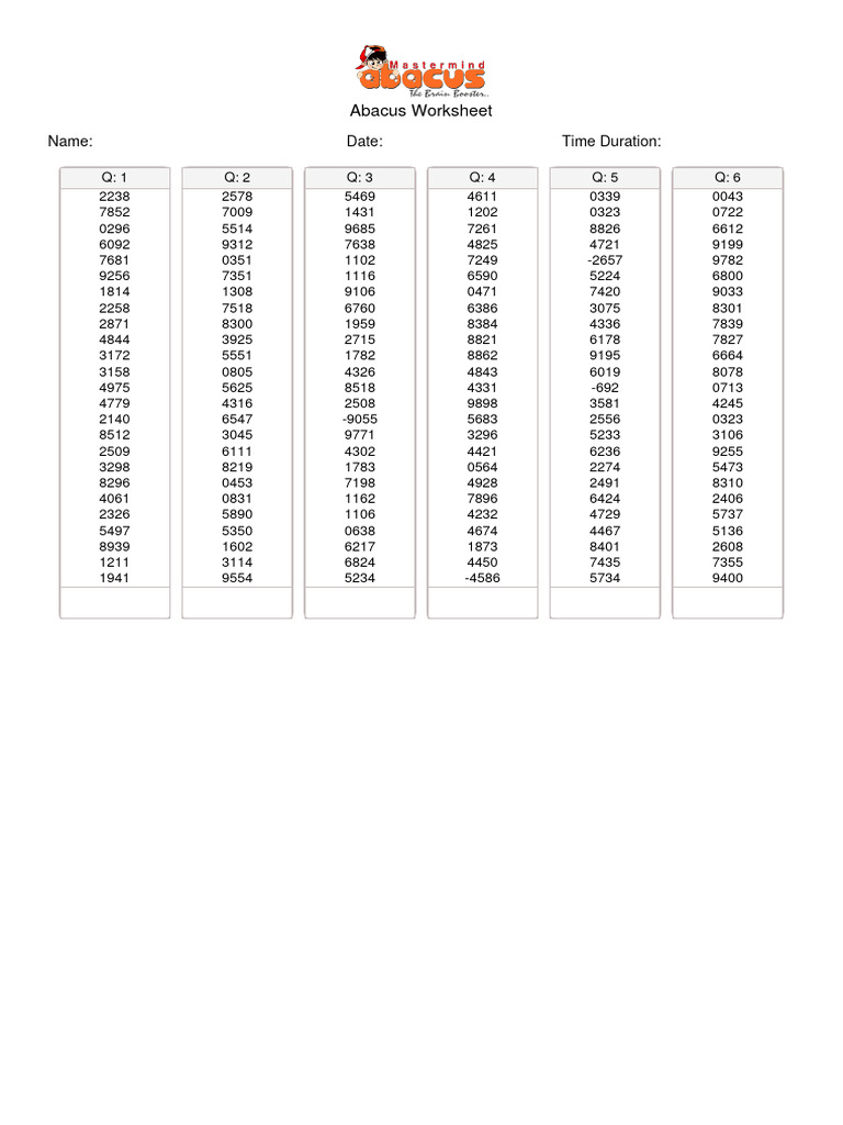 Addition Subtraction 200 | PDF