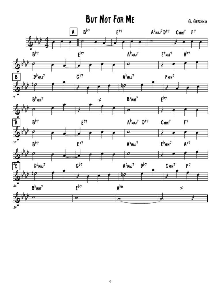 But Not For Me | PDF