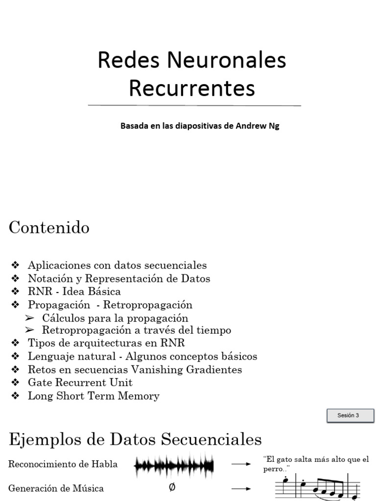 Redes Neuronales Recurrentes | PDF | Cibernética | Neurociencia ...