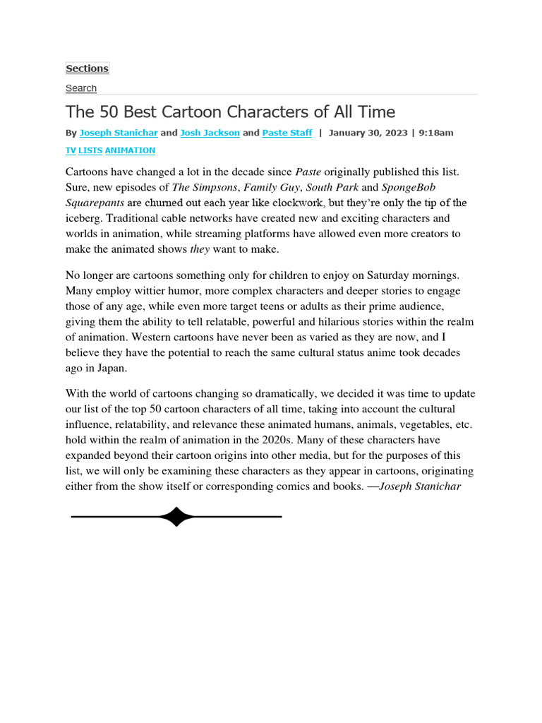50 Cartoon | PDF | Scooby Doo