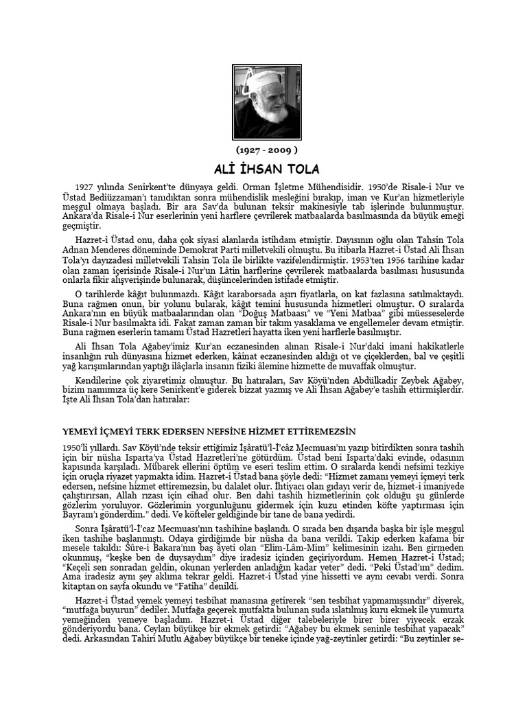 Ali Ihsan Tola | PDF