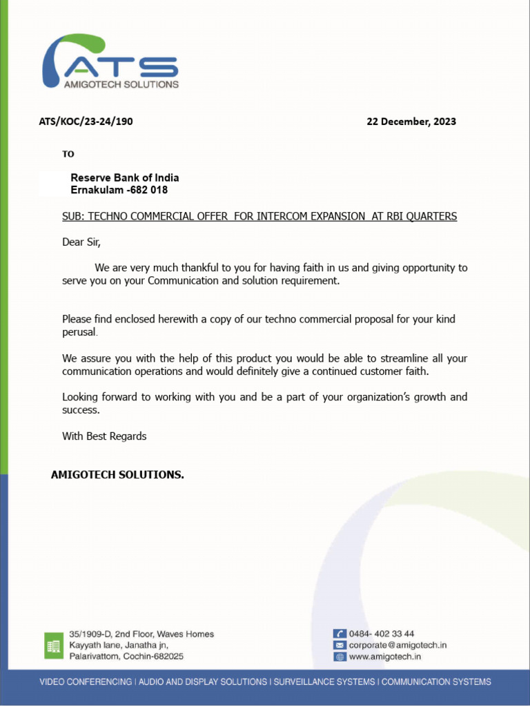 Quote Amigotech 01 | PDF | Invoice | Building Engineering