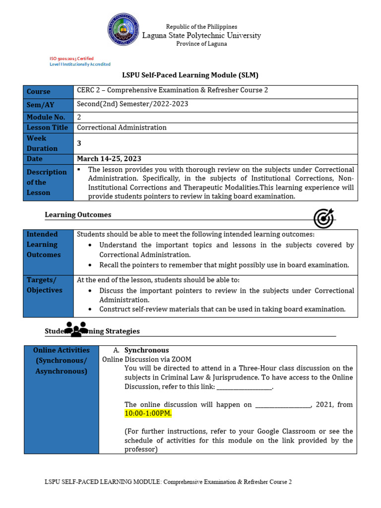 Correctional Admin Review Module | PDF | Pardon | Prison