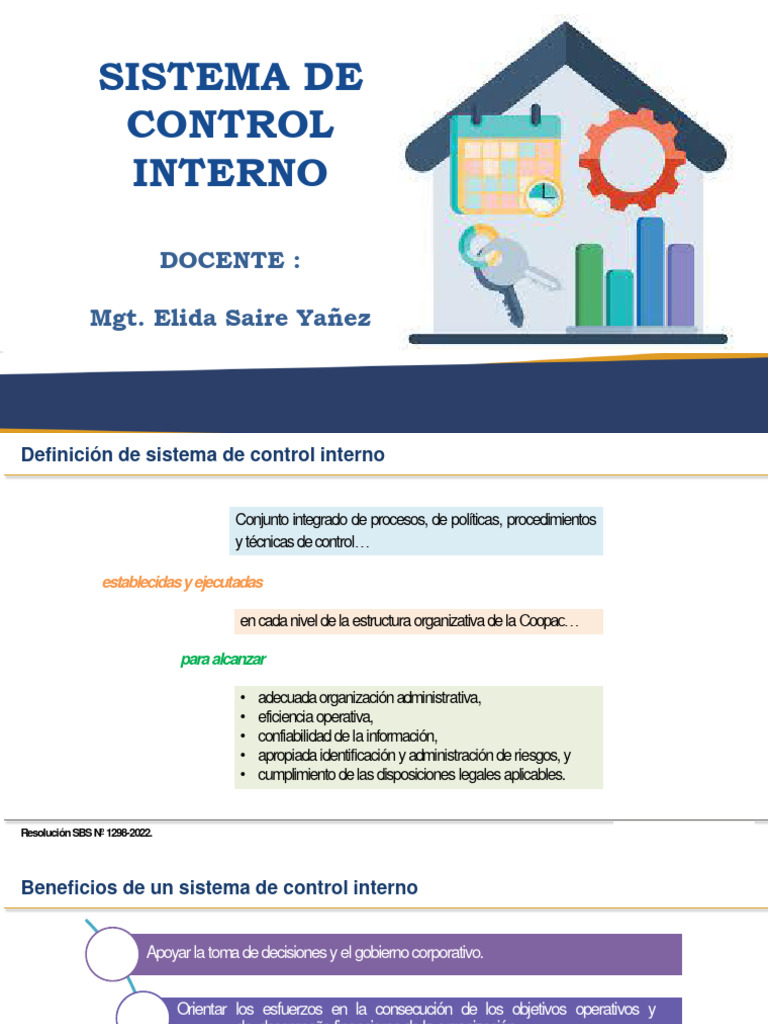 Beneficios del Control Interno | PDF | Negocios