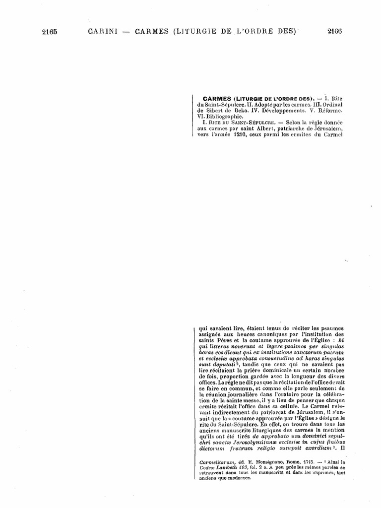 Carmes | PDF | Messe | Pâques