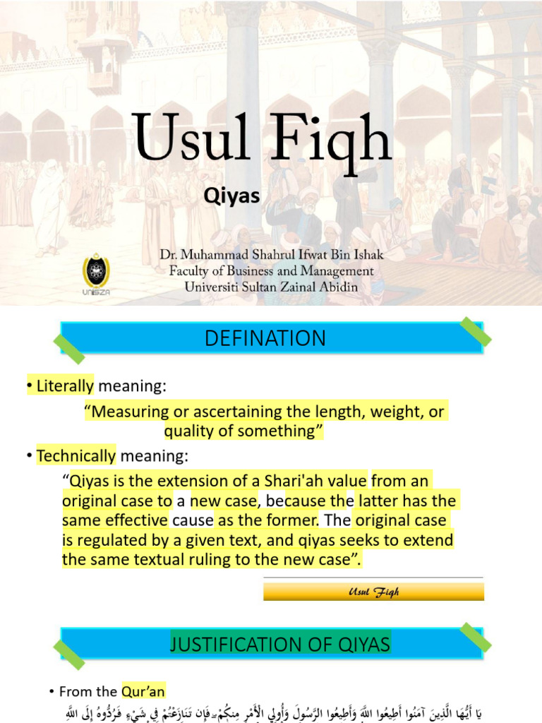 Usul Fiqh 5 - Qiyas | PDF | Jurisprudence | Semitic Words And Phrases