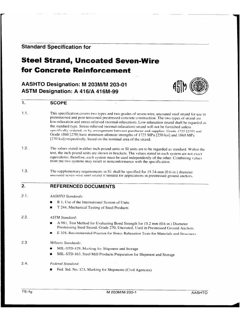 Aashto M203-12 | PDF