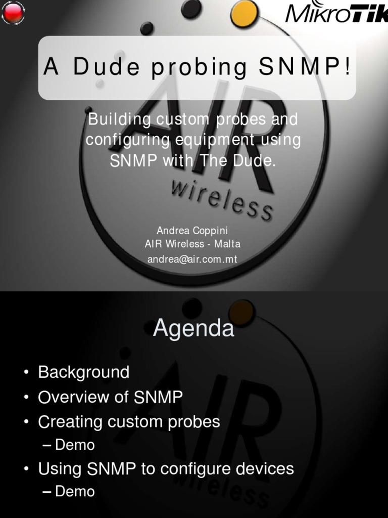 Building Custom Probes and SNMP | PDF | Command Line Interface | Internet Protocols